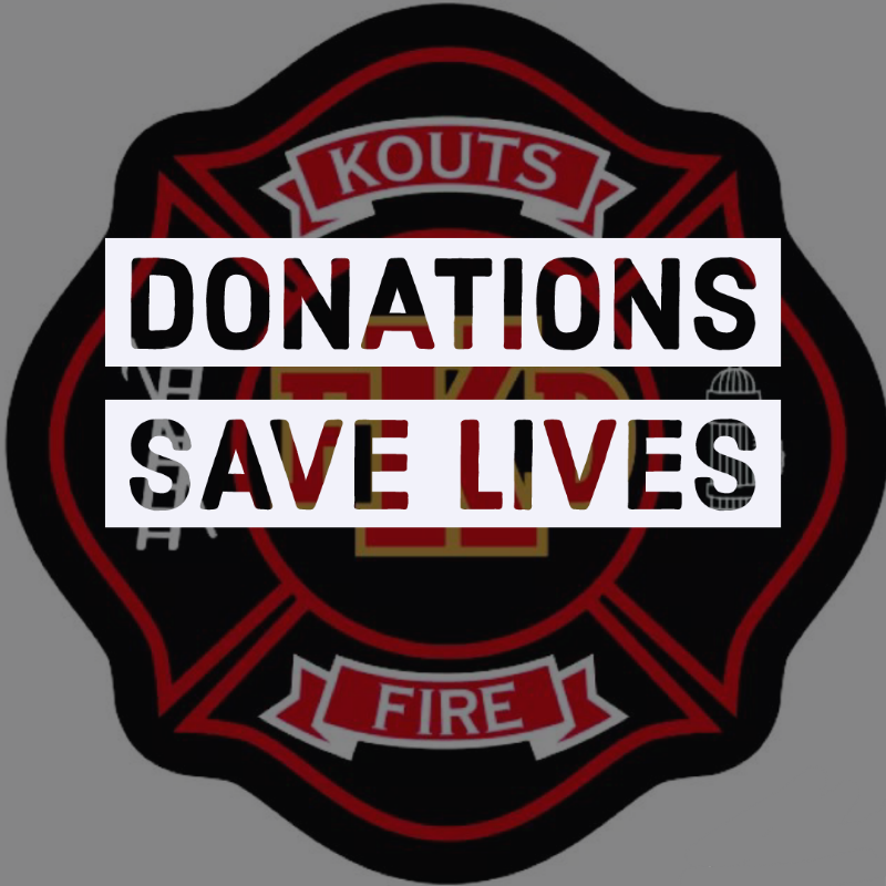 Ways You Can Donate To The Kouts Fire Department